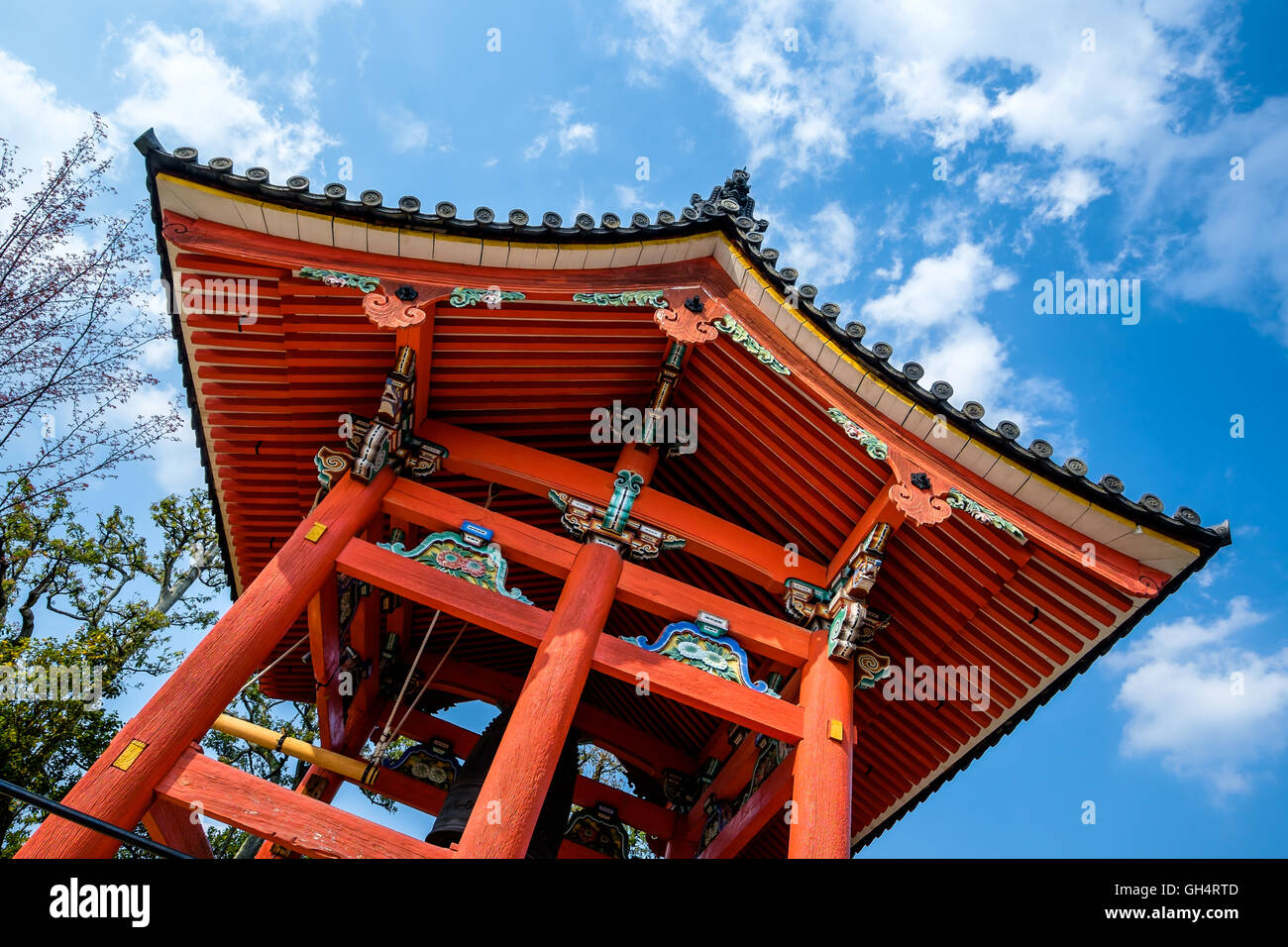 The typical Japanese pagoda architecture Stock Photo - Alamy