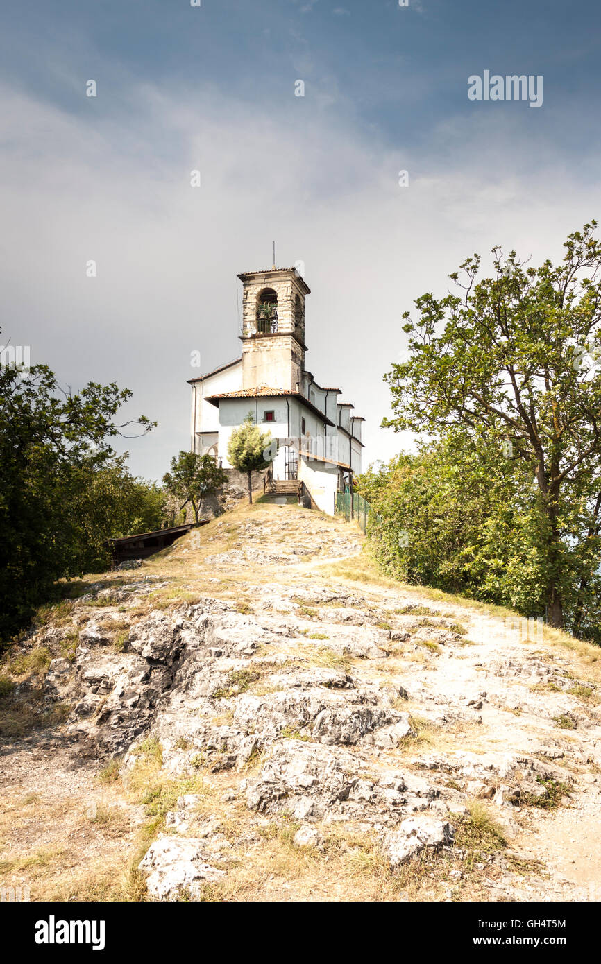 Sanctuary of the Madonna of Ceriola. Sulzano, Lombardy. Italy Stock ...