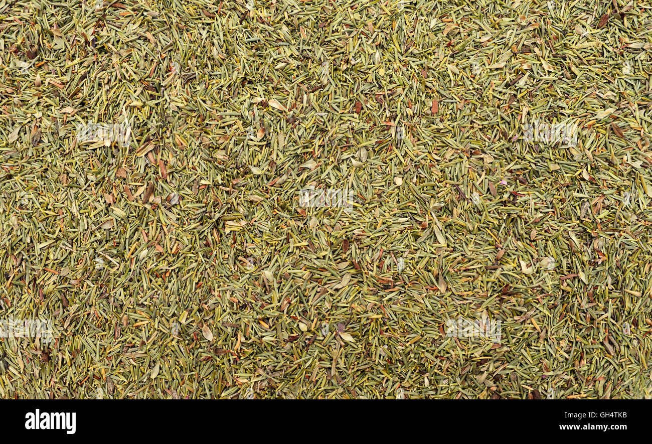 herbal flavor dried thyme texture Stock Photo - Alamy
