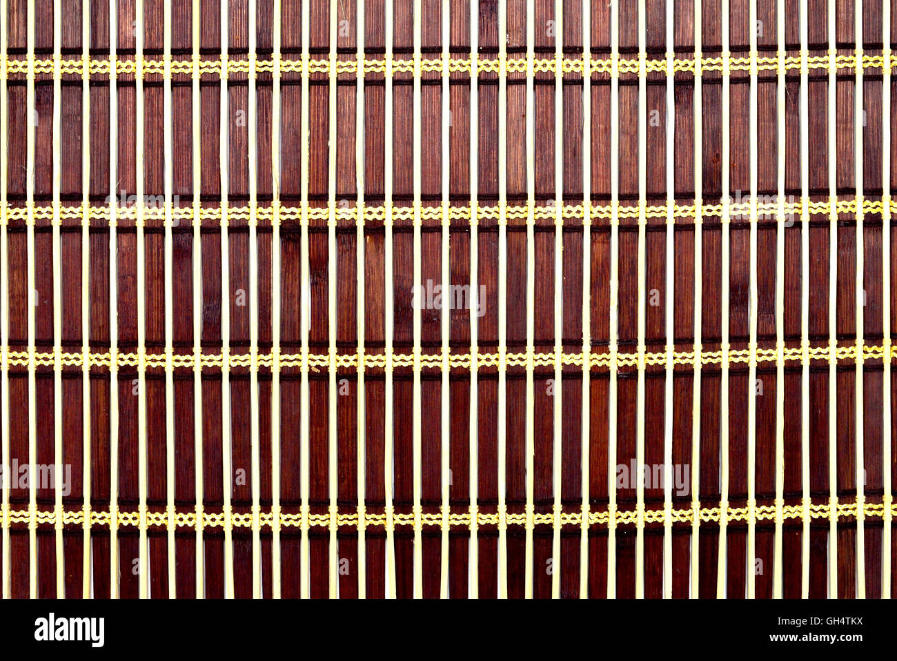 brown bamboo mat plate support texture Stock Photo - Alamy