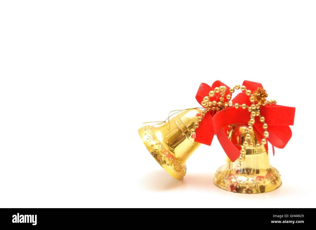 Single gold bell christmas tree decoration hi-res stock photography and ...