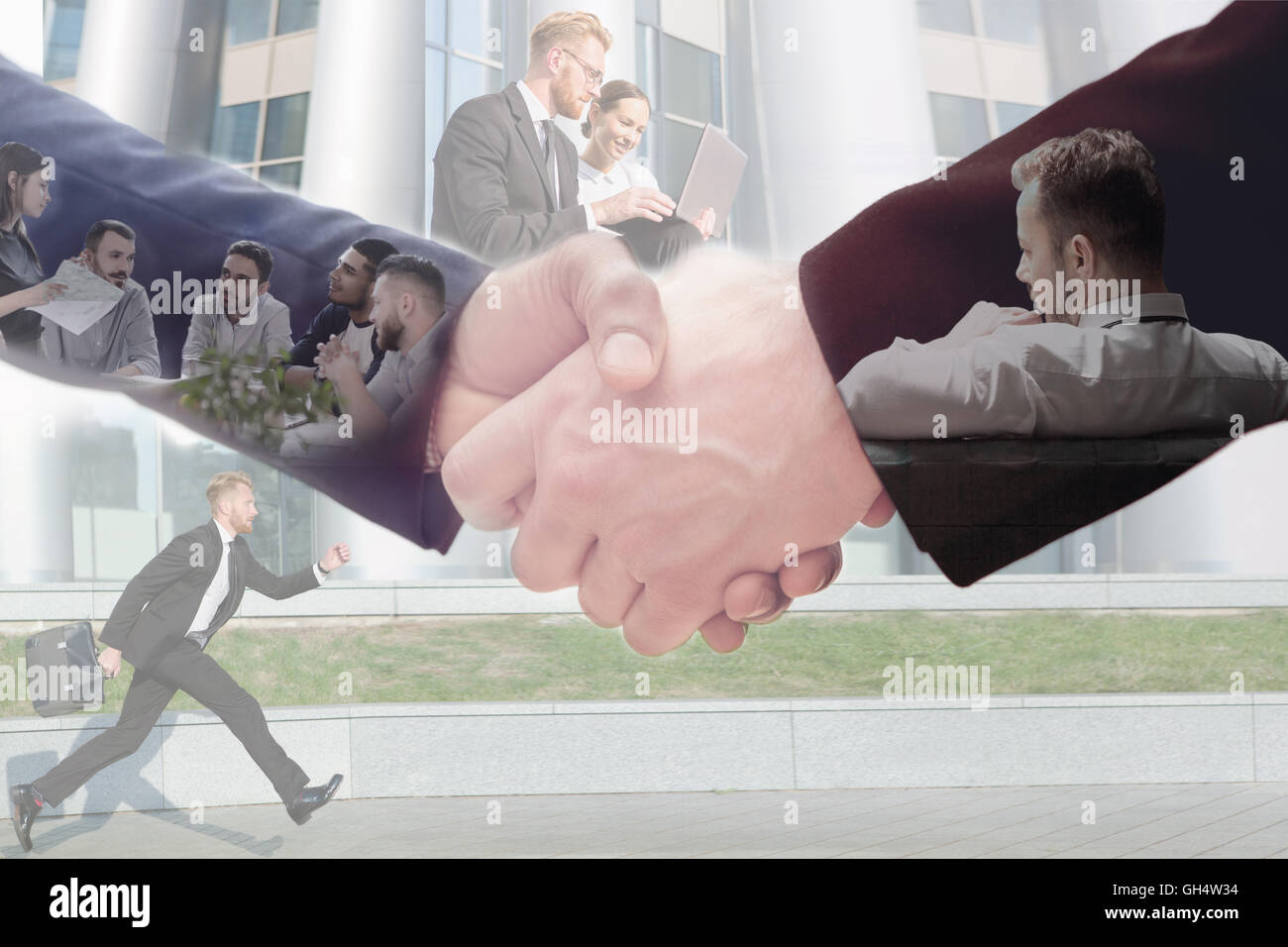 Business handshake concept Stock Photo - Alamy