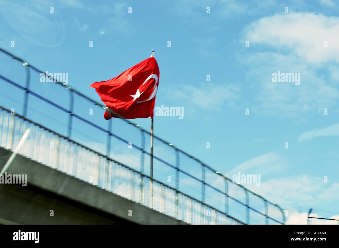 Beautiful red flag turkey hi-res stock photography and images - Alamy