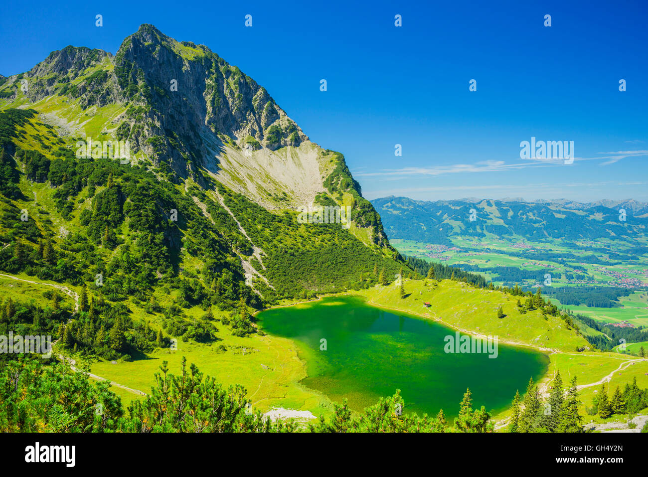 geography / travel, Germany, Bavaria, landscapes, Rubihorn (peak) and ...