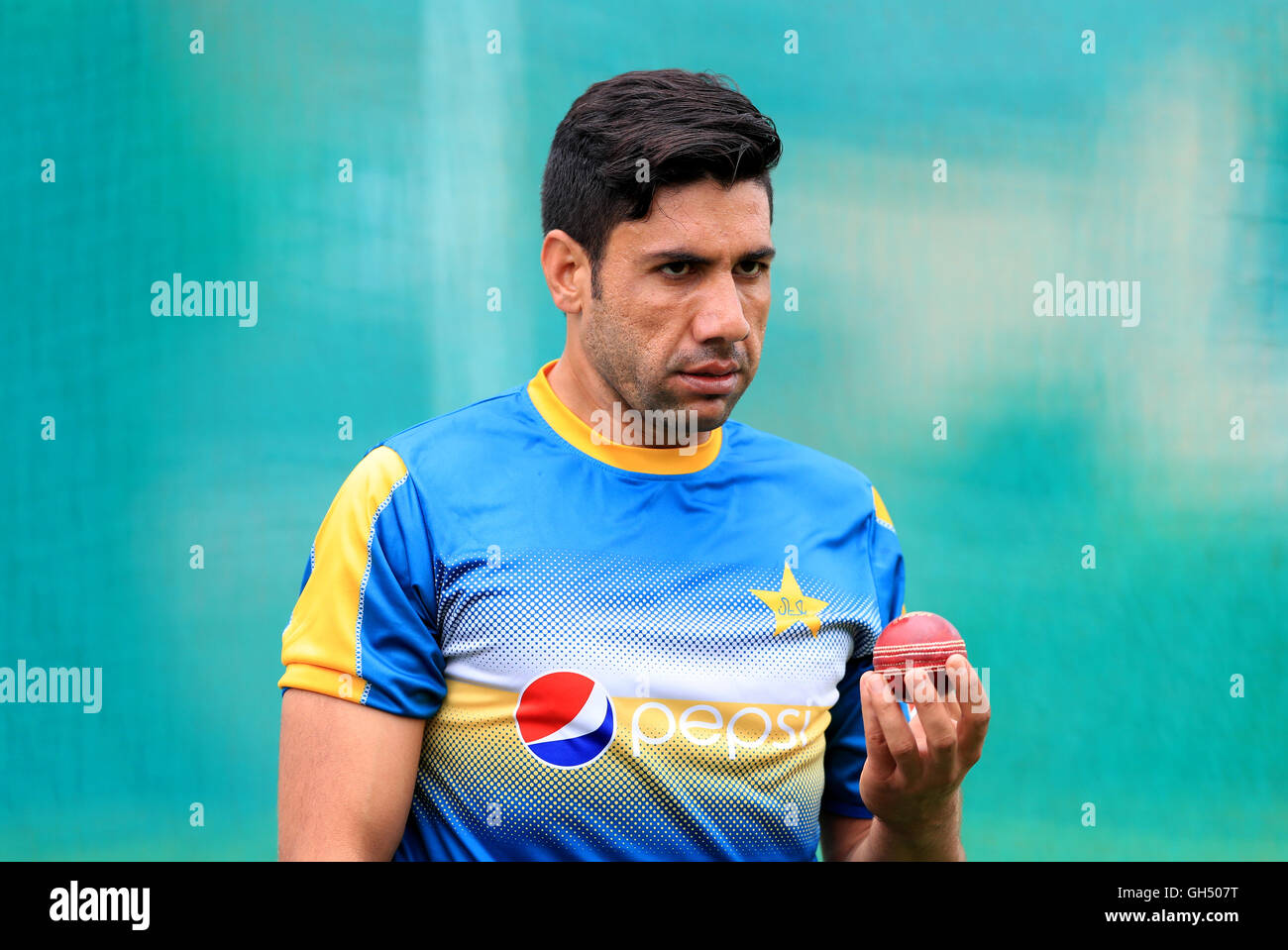 Pakistan's Imran Khan during the nets session at Edgbaston, Birmingham ...