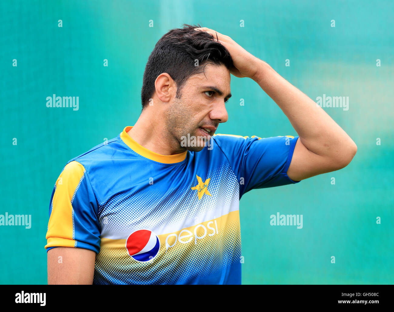 Pakistan's Imran Khan during the nets session at Edgbaston, Birmingham ...