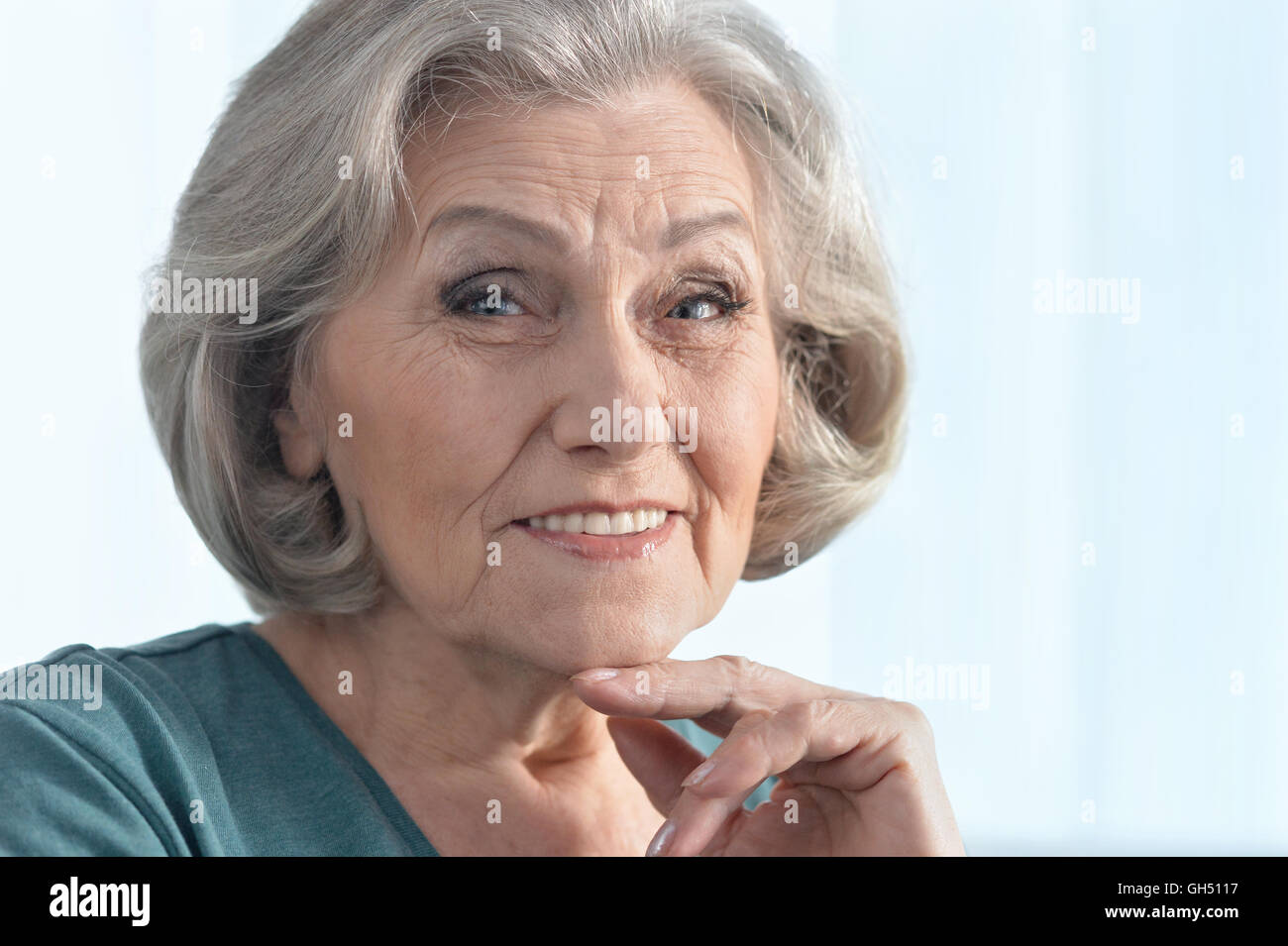 Senior woman portrait Stock Photo - Alamy