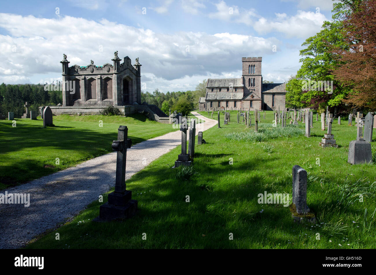 Lowther church mausoleum hi-res stock photography and images - Alamy