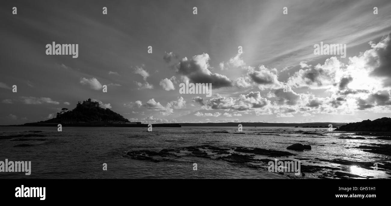 St.Michaels Mount The Mount hoar rock in woodland Stock Photo - Alamy