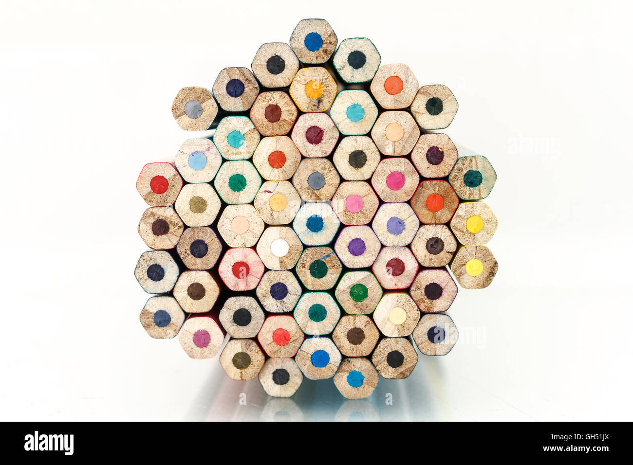 Colorful Multi-Color Of Pencil Stock Photo - Alamy