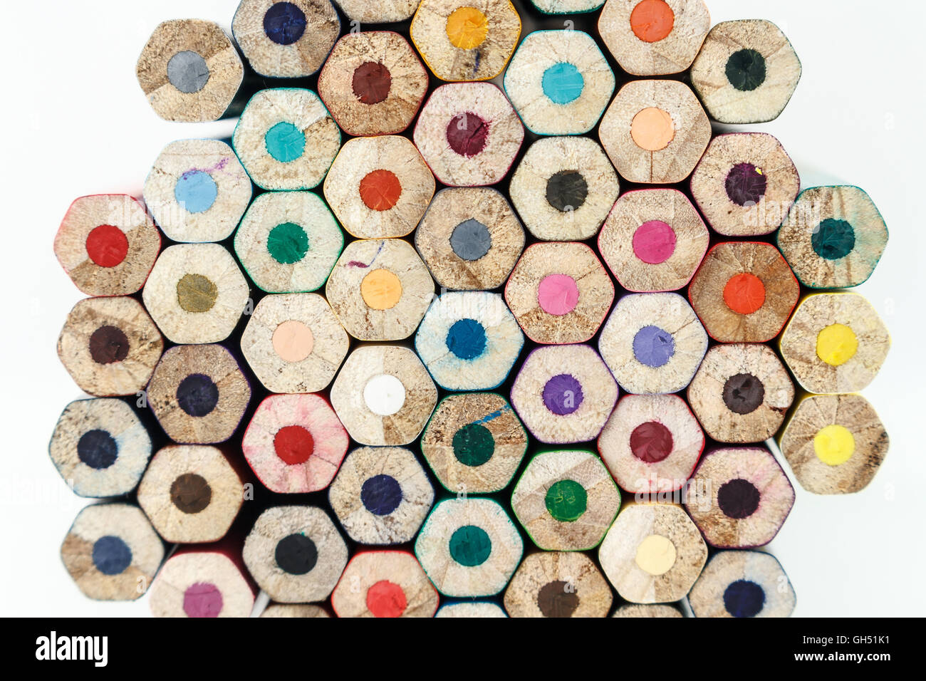 Colorful Multi-Color Of Pencil Stock Photo - Alamy