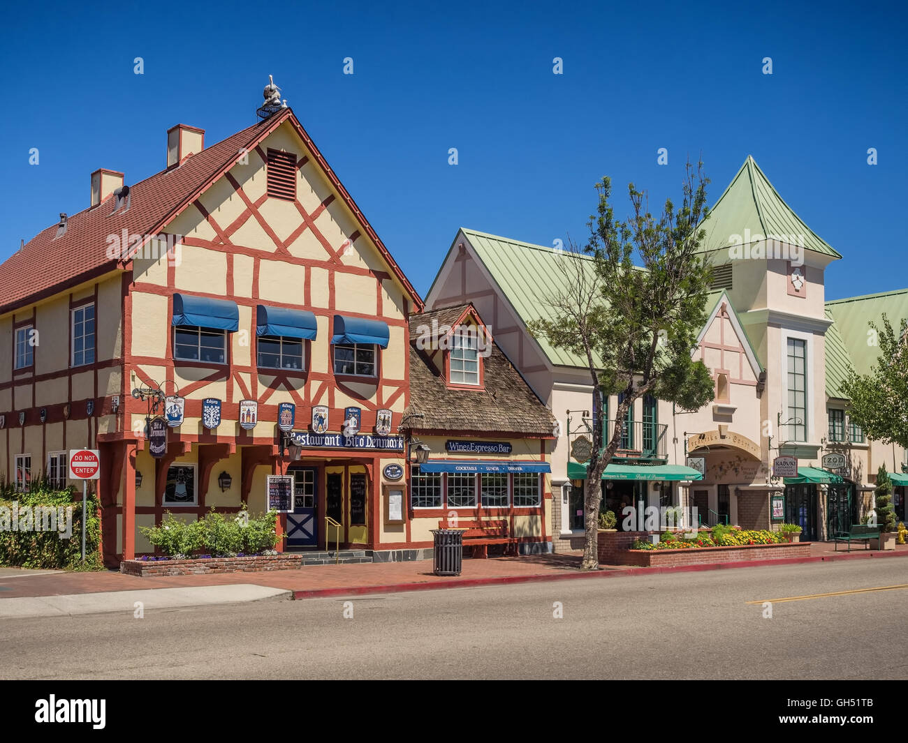 Danish town of Solvang in Santa Ynes, California Stock Photo - Alamy