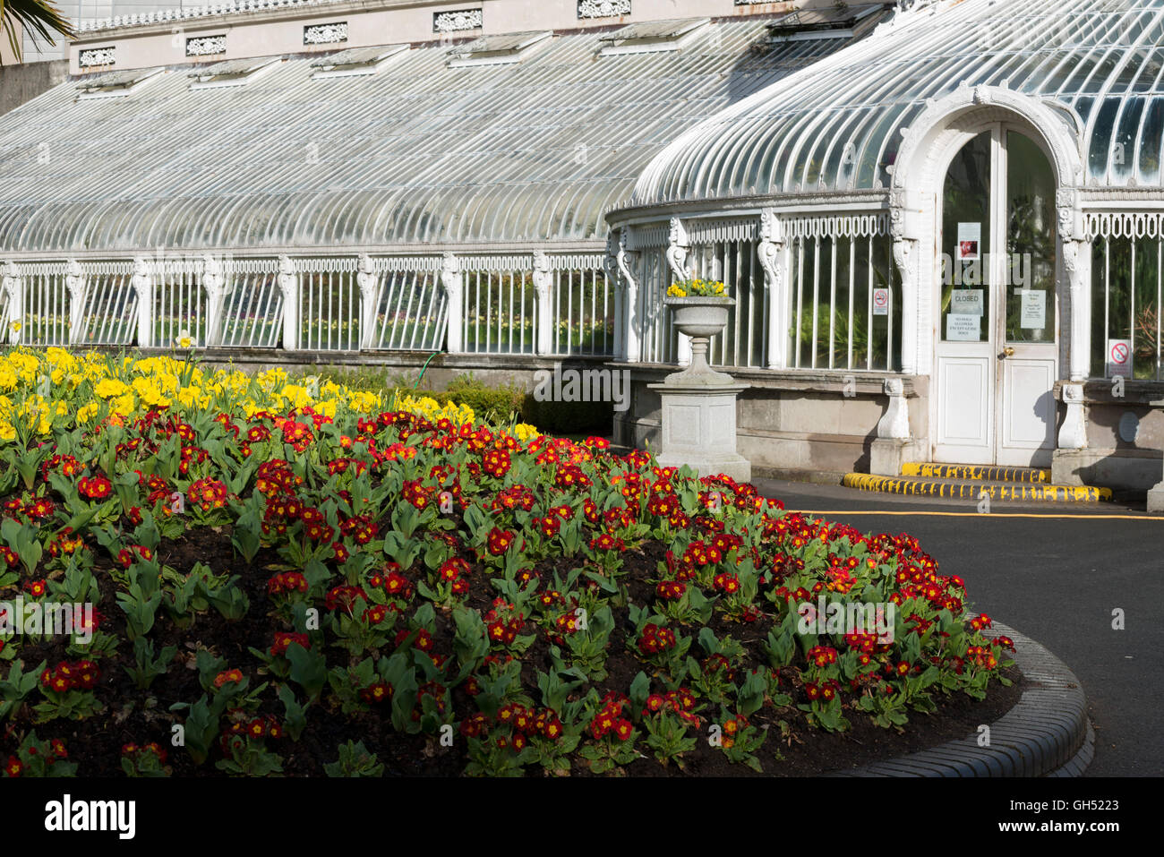 The Belfast Botanic Gardens in the Queens Quarter, Belfast Stock Photo ...