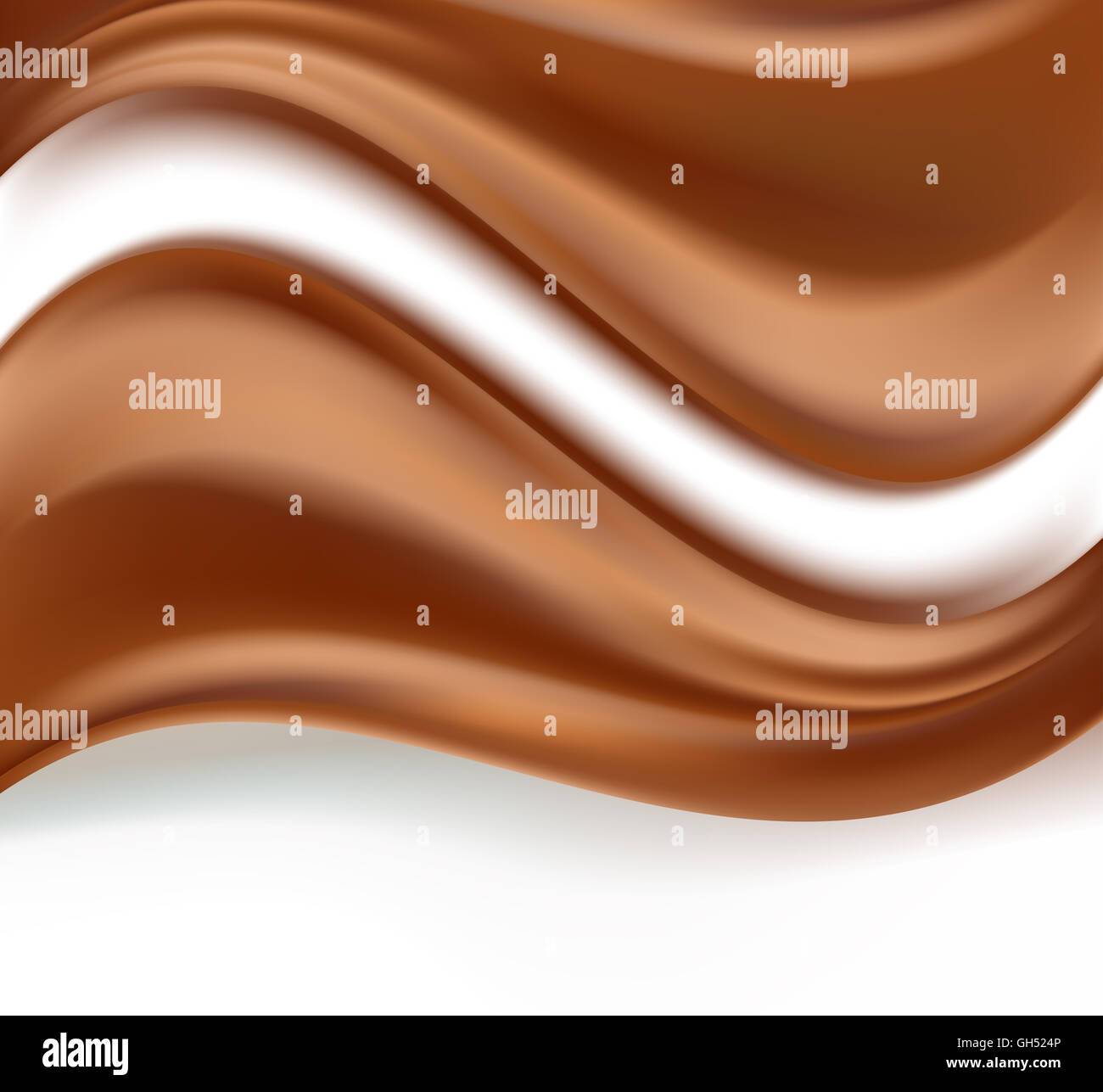 caramel or chocolate waves abstract background Stock Photo - Alamy