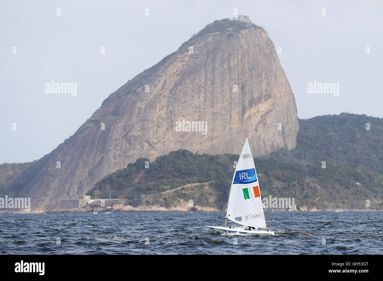 Ireland's Finn Lynch in action during the Men's Laser Race 02 held at ...