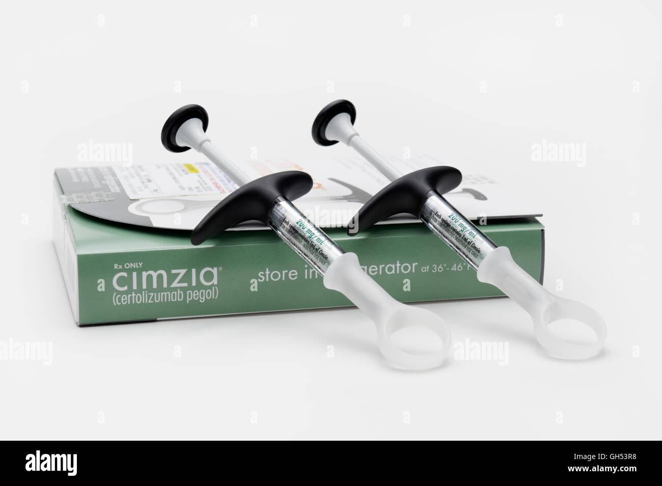 Cimzia, certolizumab pegol, prefilled syringes - inflammatory diseases like RA, psoriasis ...