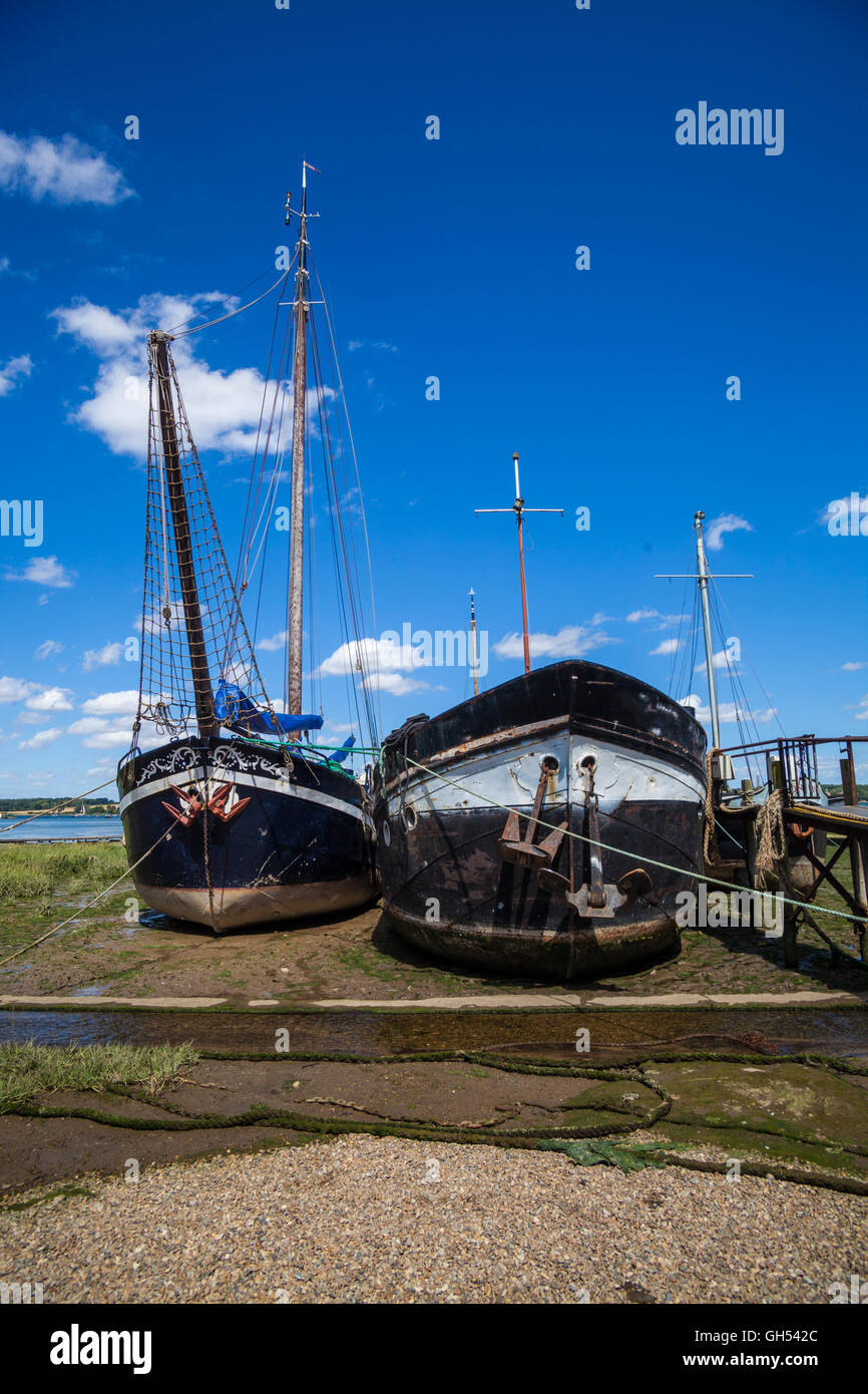 picturesque pin mill in suffolk Stock Photo - Alamy