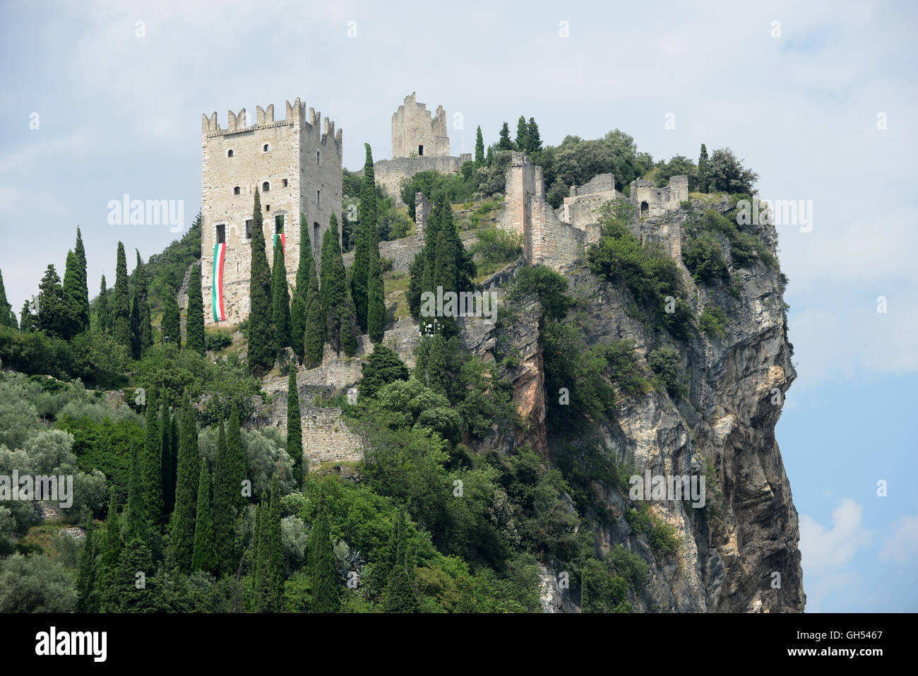 Castello di Arco - Ruined Arco Castle (Trentino, Italy Stock Photo - Alamy