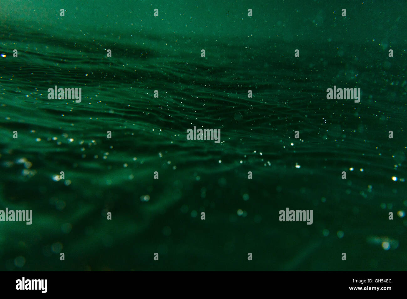 Underwater view of the ocean Stock Photo - Alamy