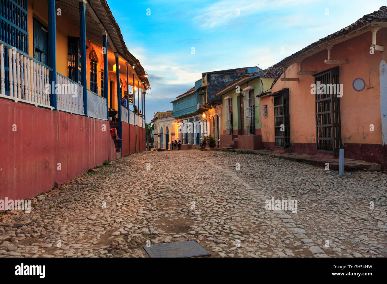 Street scene colonial buildings in hi-res stock photography and images ...