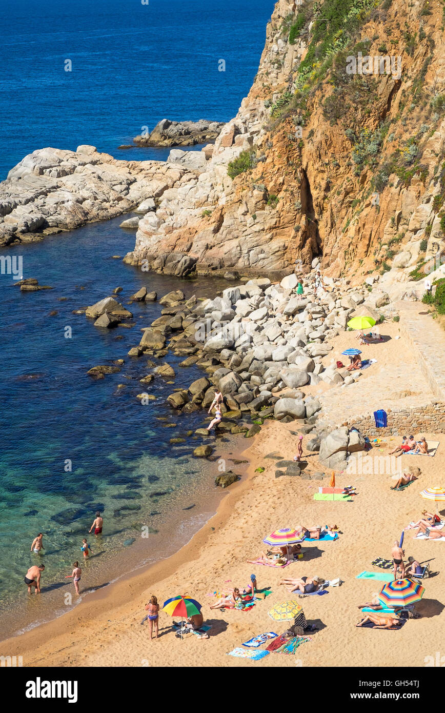 Tossa de mar beach hi-res stock photography and images - Alamy