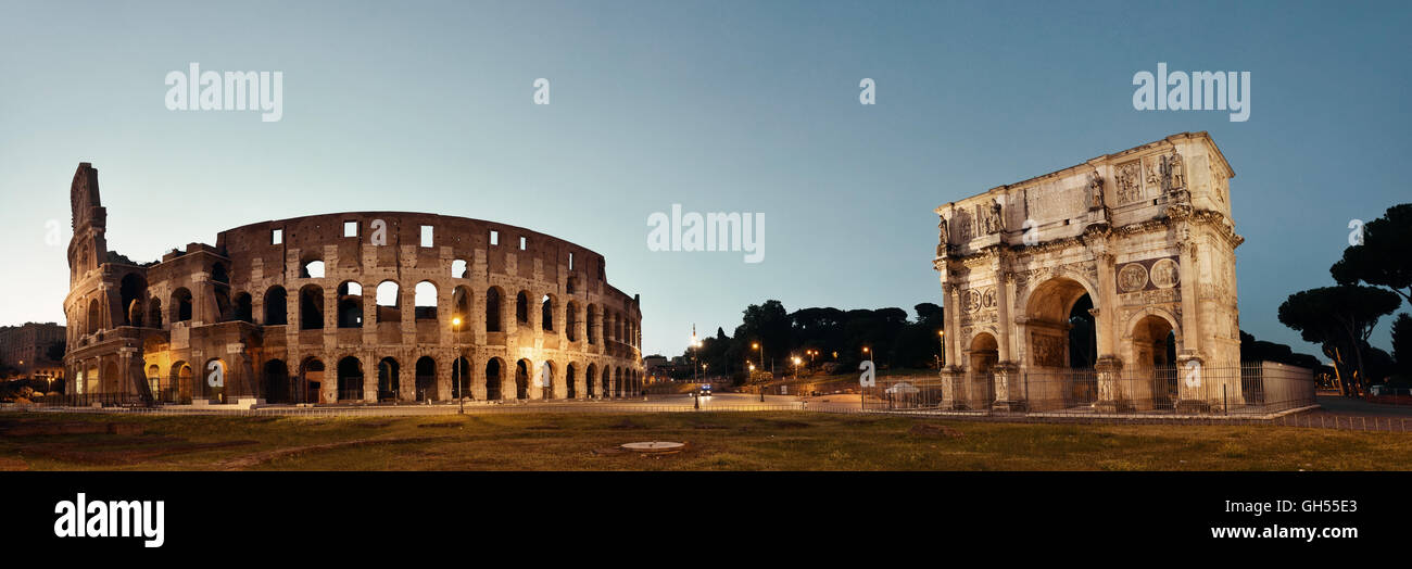 Archway in colosseum arch constantine hi-res stock photography and ...