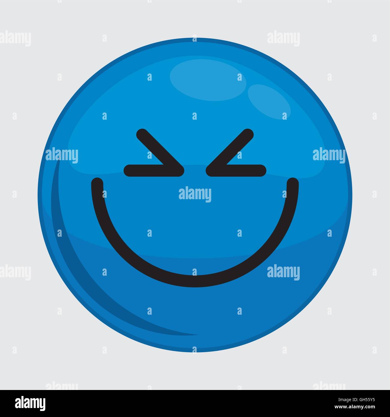 Expression face. Cartoon sphere. Vector graphic Stock Vector Image ...