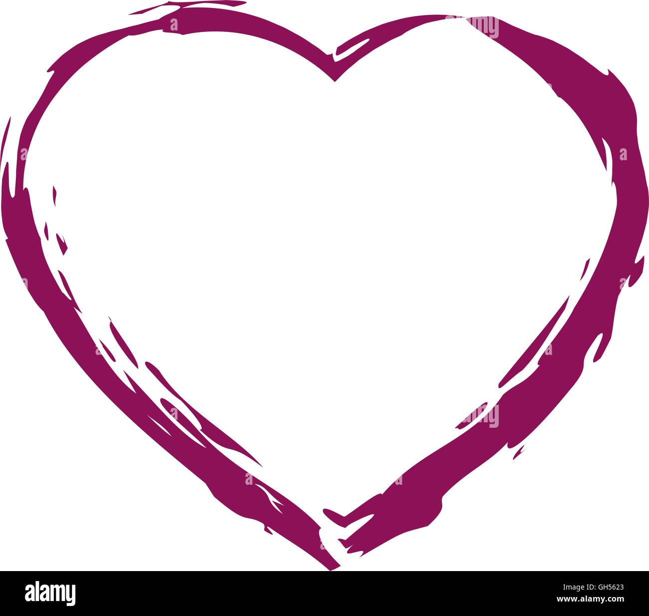 heart love romantic icon vector Stock Vector Image & Art - Alamy