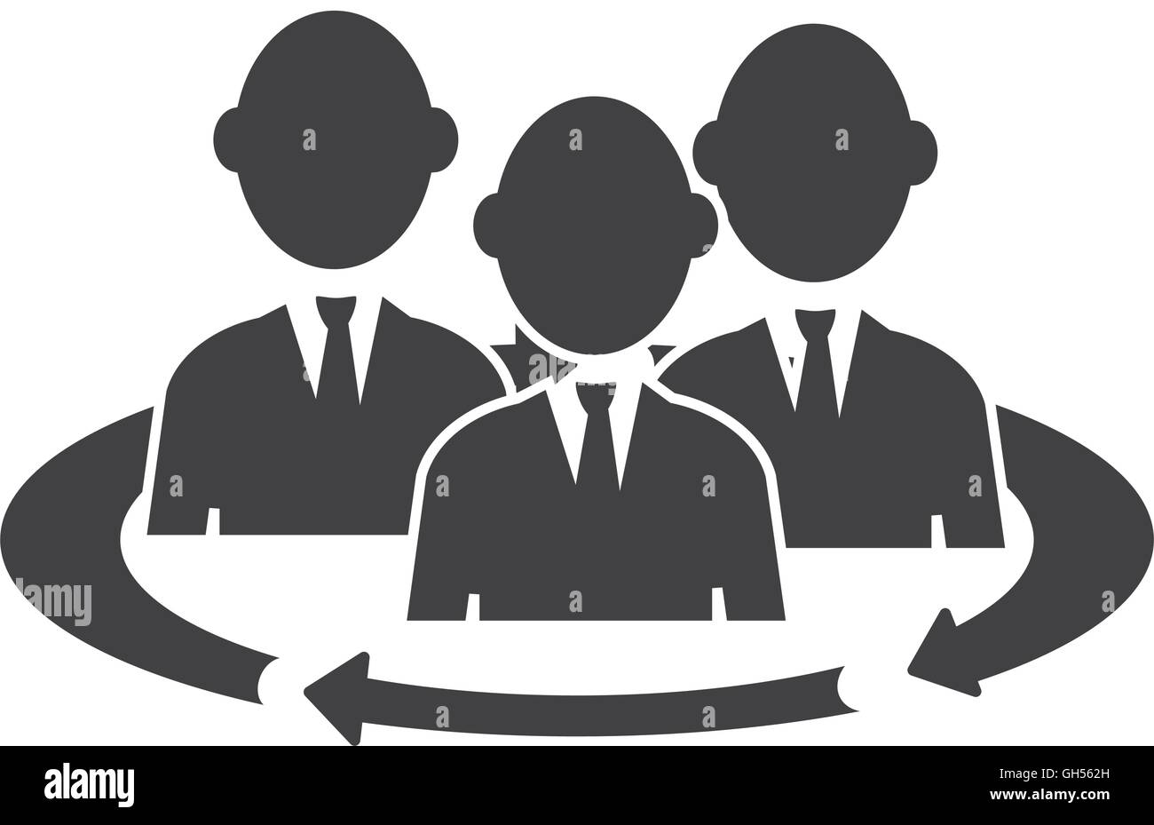Teamwork meeting pictogram icon vector illustration Stock Vector Image ...