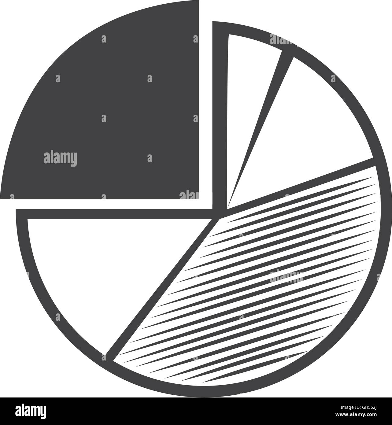 Financial growing statistics graphic, vector illustration Stock Vector ...