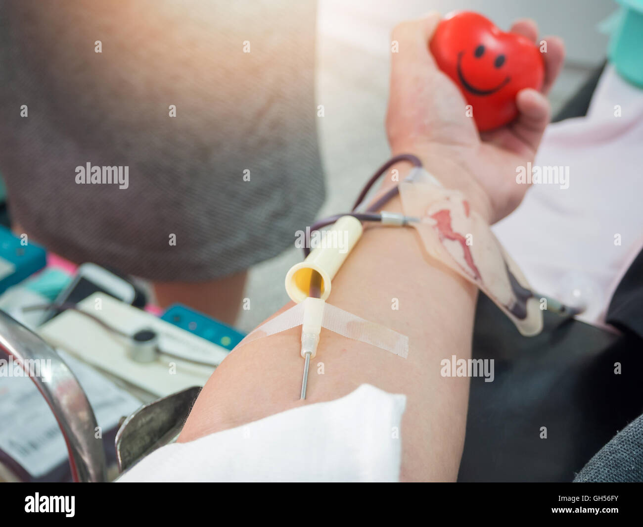 Blood transfusion patient nurse hi-res stock photography and images - Alamy