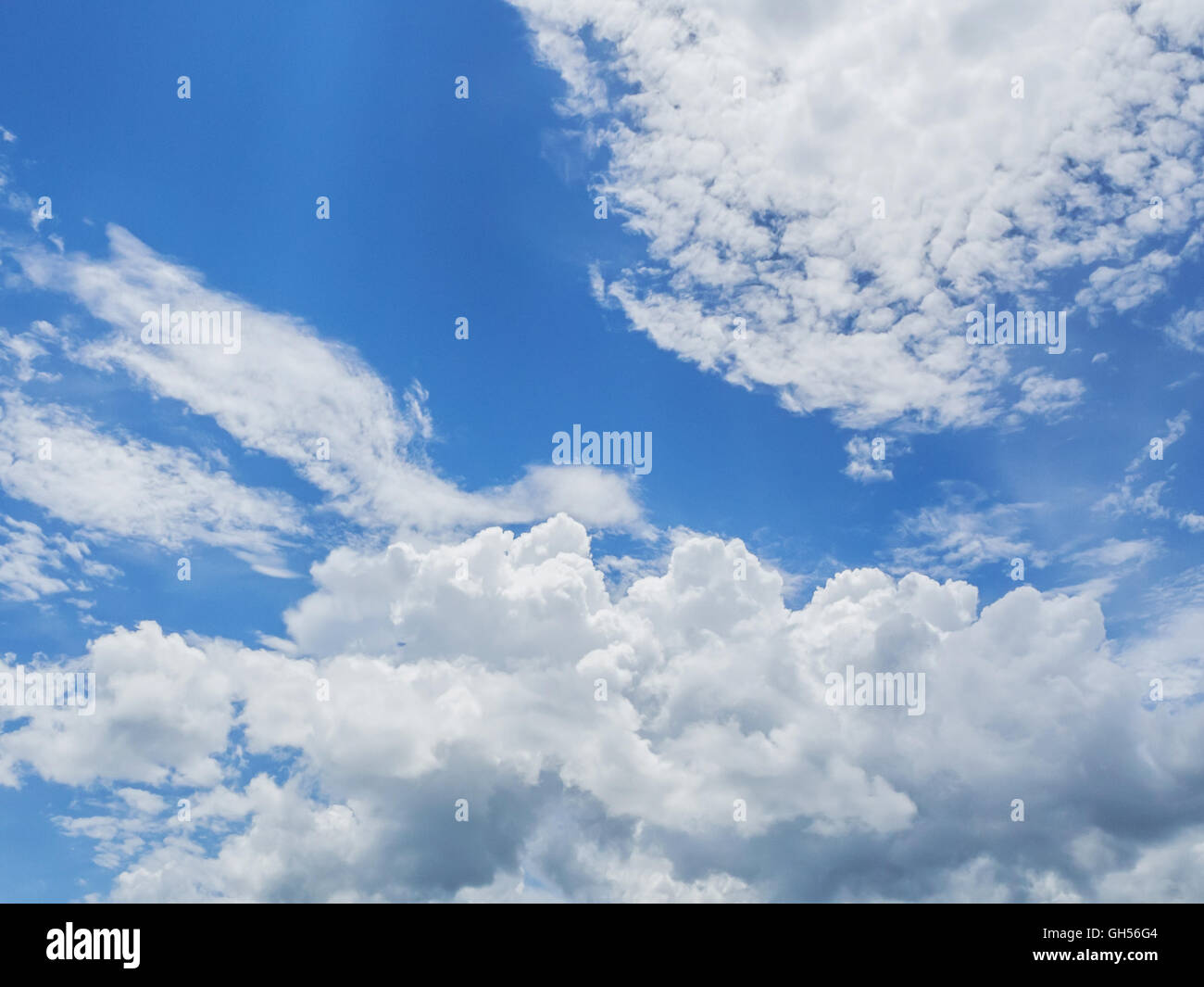 Landscape of Beautiful Clouds with blue sky Stock Photo - Alamy