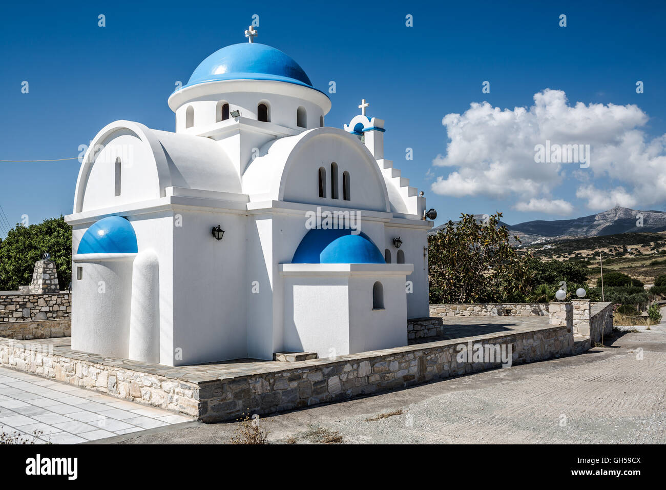 Typical greek church hi-res stock photography and images - Alamy