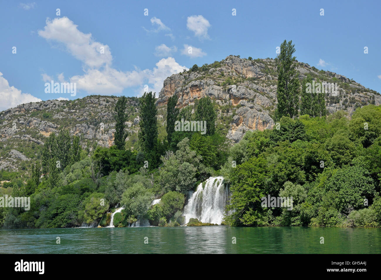 geography / travel, Croatia, waterfall Roski slap, Krka National Park ...