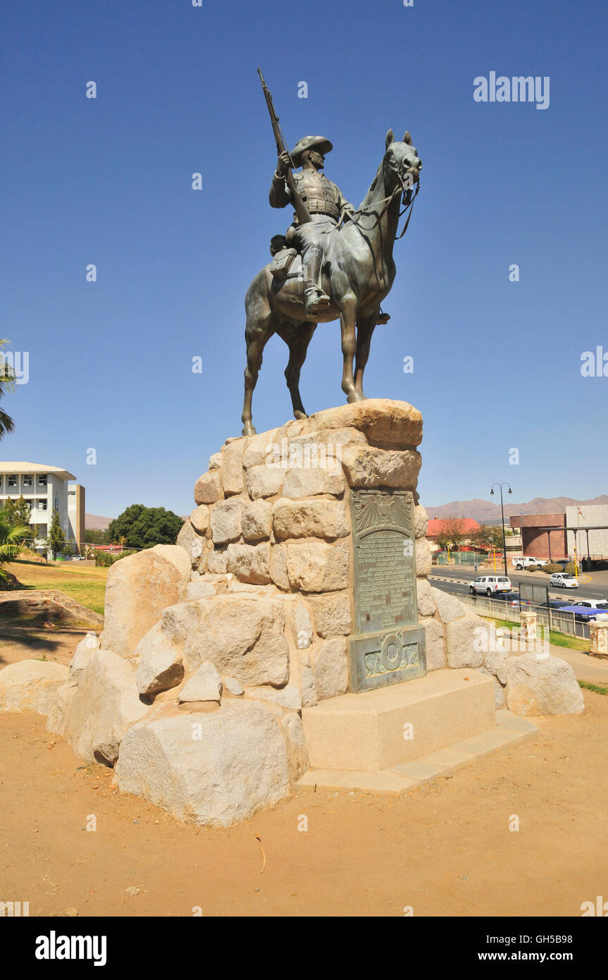 geography / travel, Namibia, equestrian monument or rider from ...