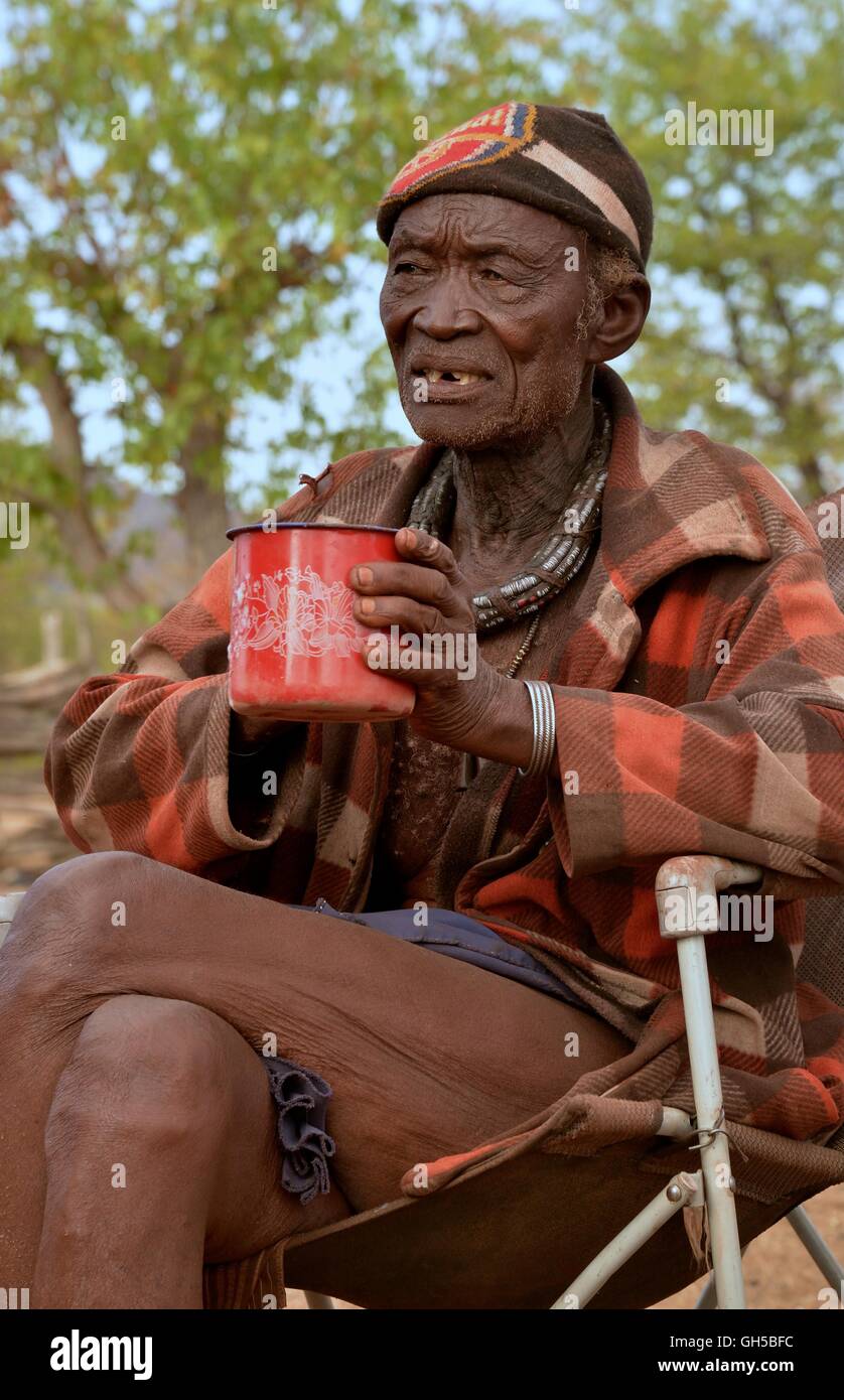 geography / travel, Namibia, chief Hikuminue Kapika, of the chief of ...