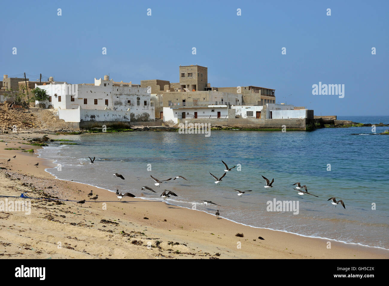 geography / travel, Oman, city view of Mirbat, Dhofar Governorate, East ...
