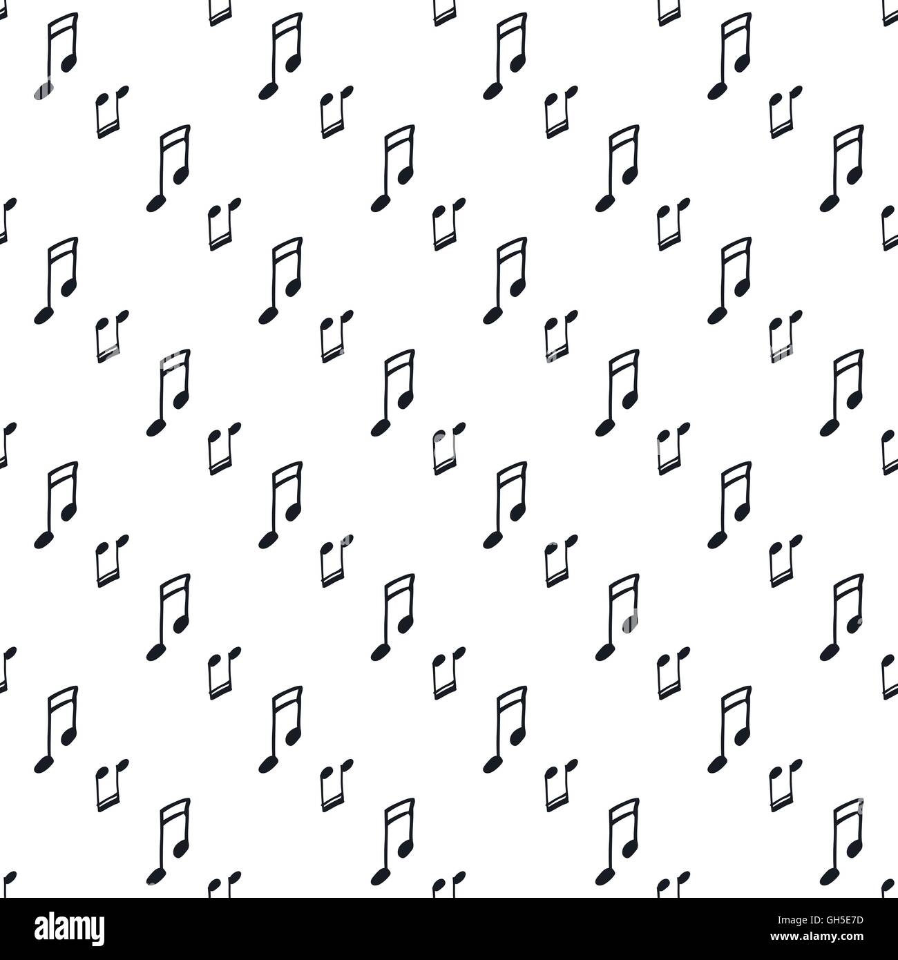 Seamless pattern with music notes Stock Vector Image & Art - Alamy