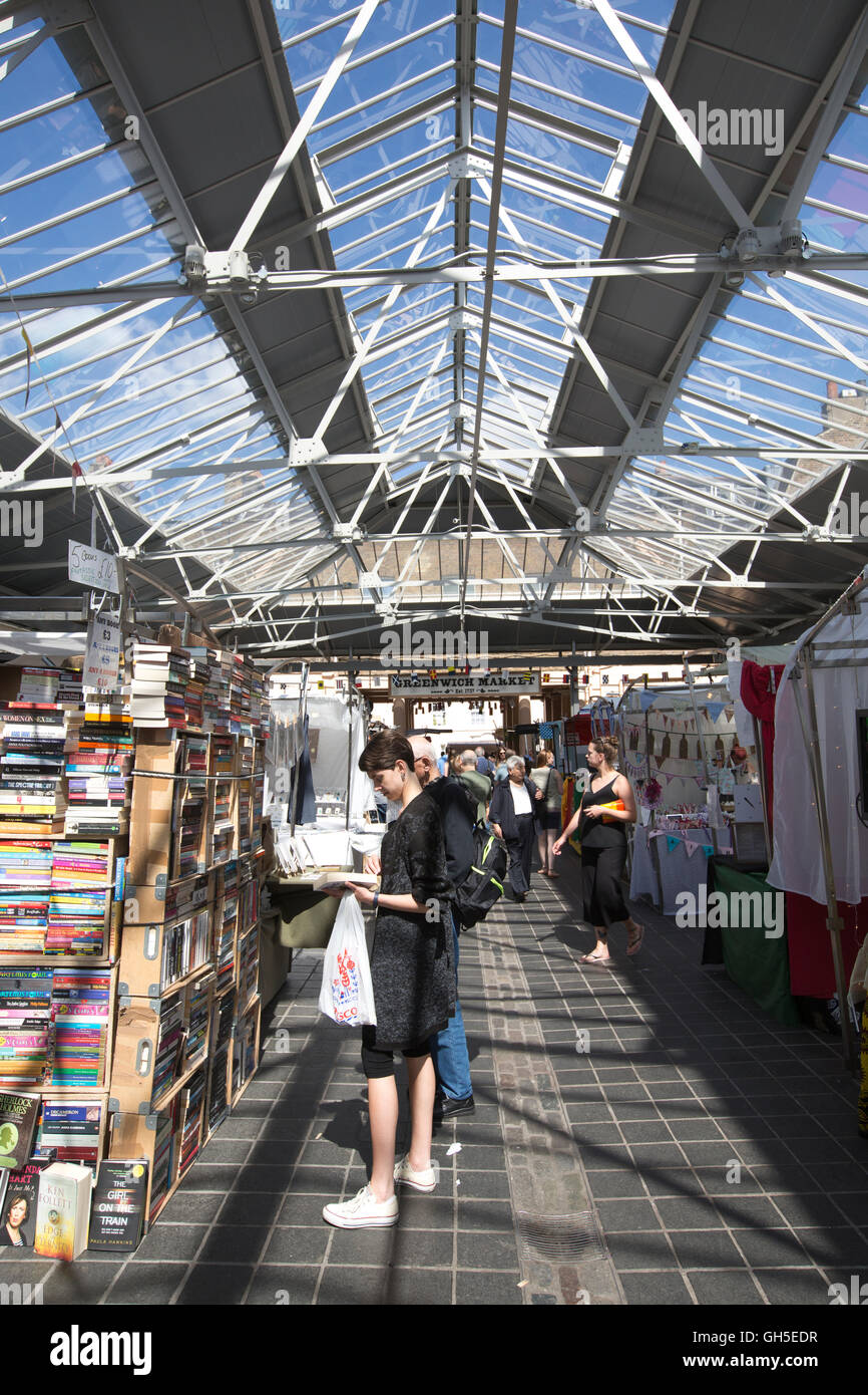 Greenwich Market, colourful local market in south-east London ...