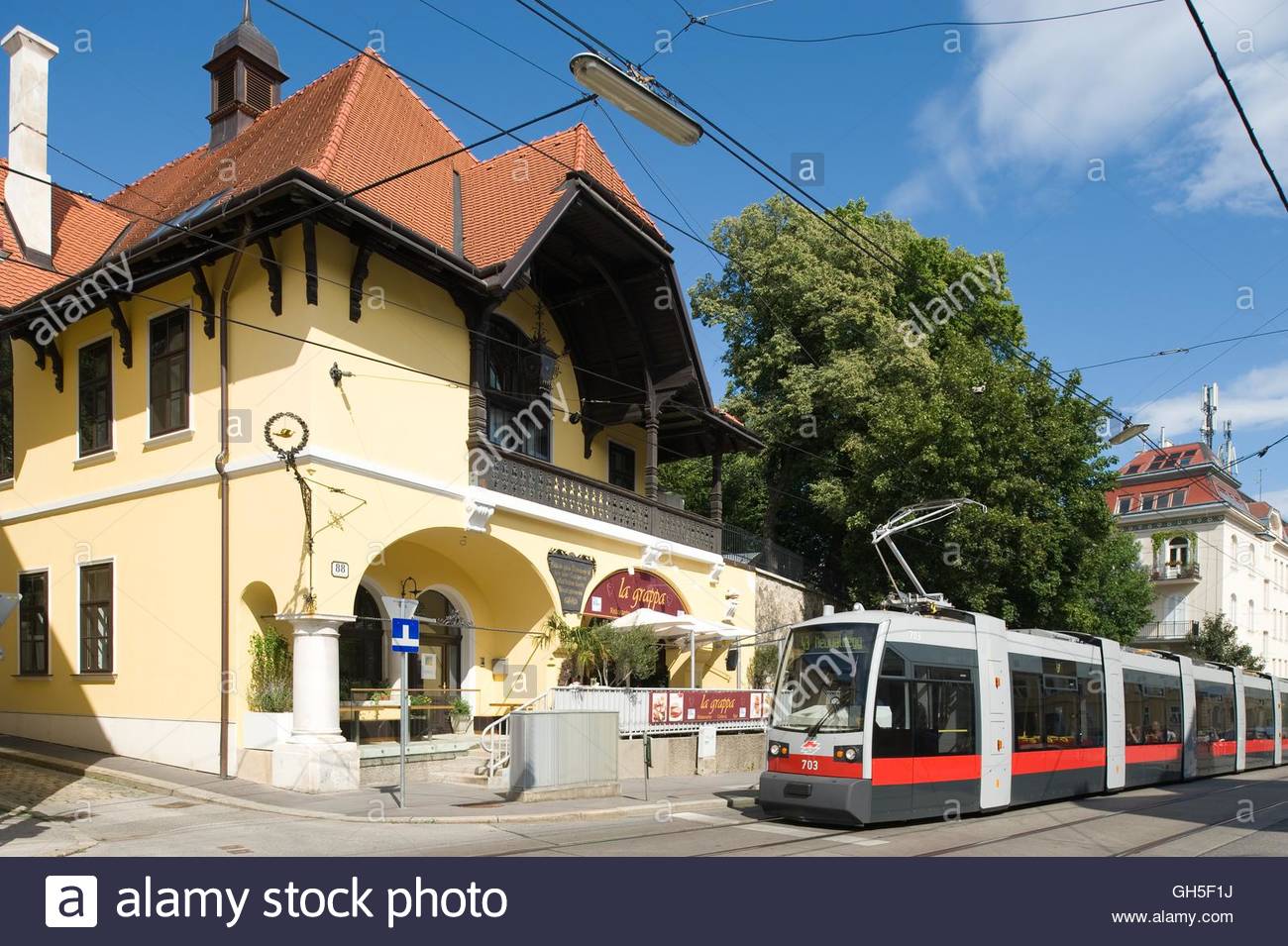 Strassenbahn Streetcar Vienna Tram High Resolution Stock Photography ...