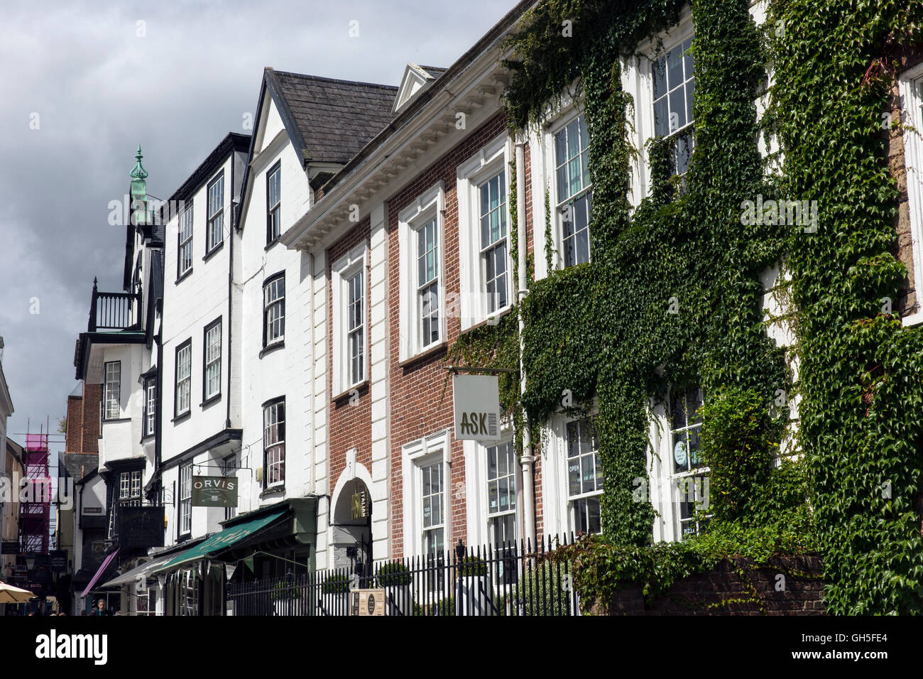 cathedral close Exeter Stock Photo - Alamy