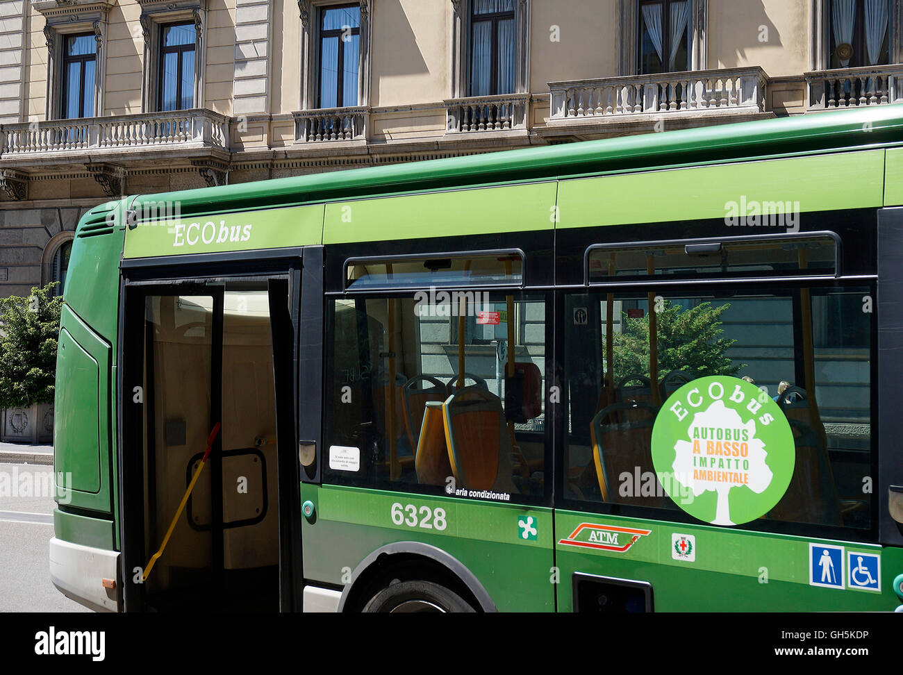 Eco bus milan italy hi-res stock photography and images - Alamy