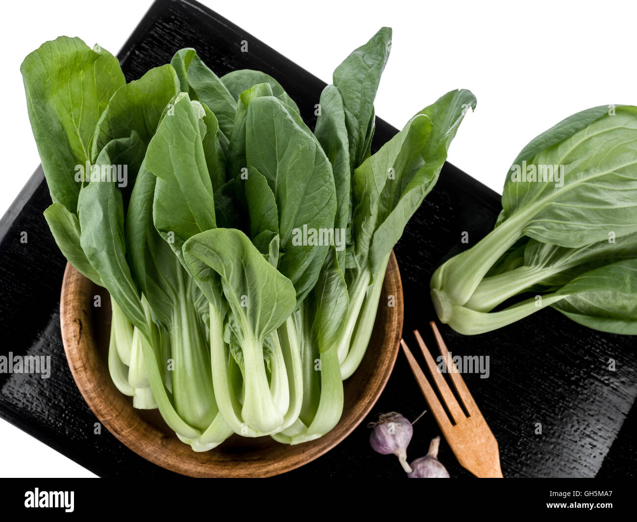 Raw Organic Baby Bok Choy Stock Photo - Alamy