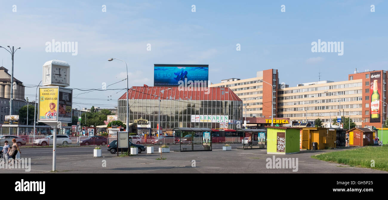 Trnavske myto, Bratislava. New Market building Stock Photo - Alamy