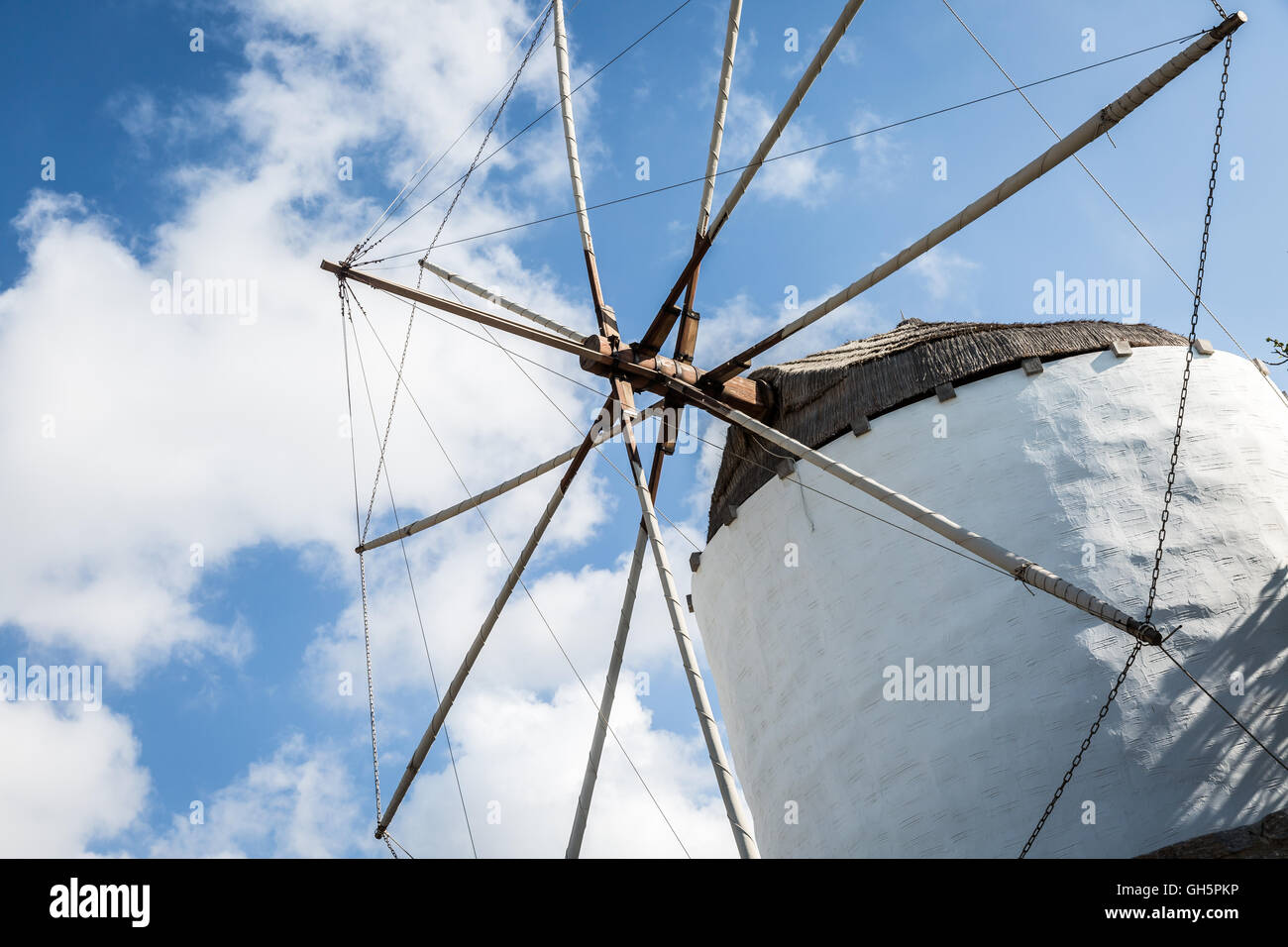 Windmill in parikia paros greece hi-res stock photography and images ...