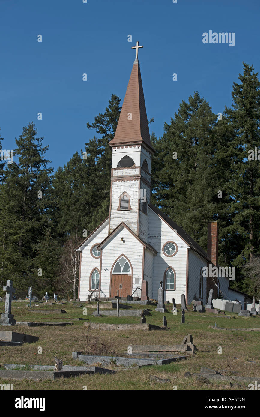 St Anne's Church and First nations peoples burial ground, Cowicham Bay ...