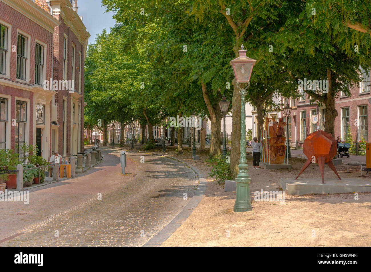 Photos from historic Leiden City Centre Stock Photo - Alamy