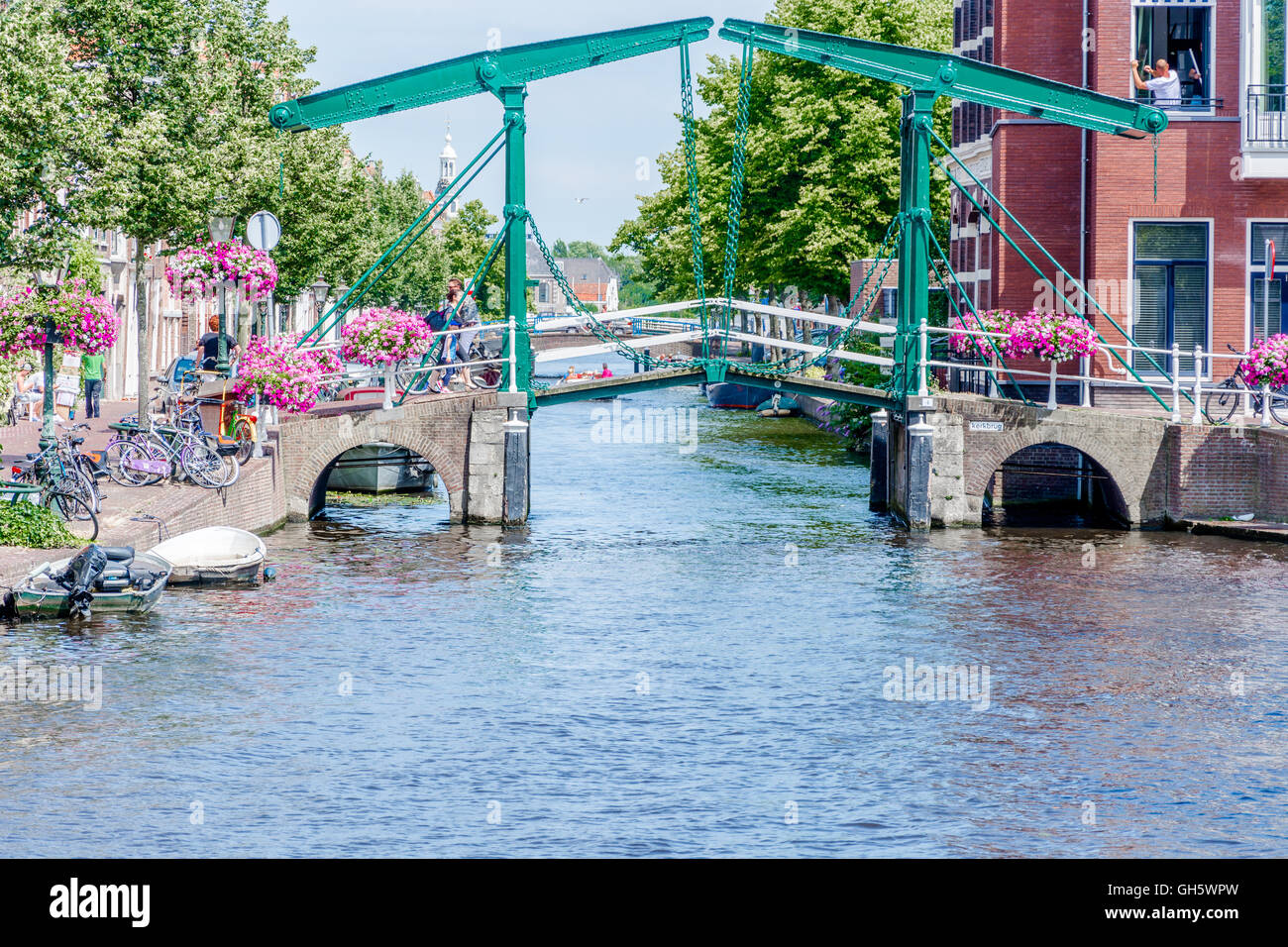 Photos from historic Leiden City Centre Stock Photo - Alamy