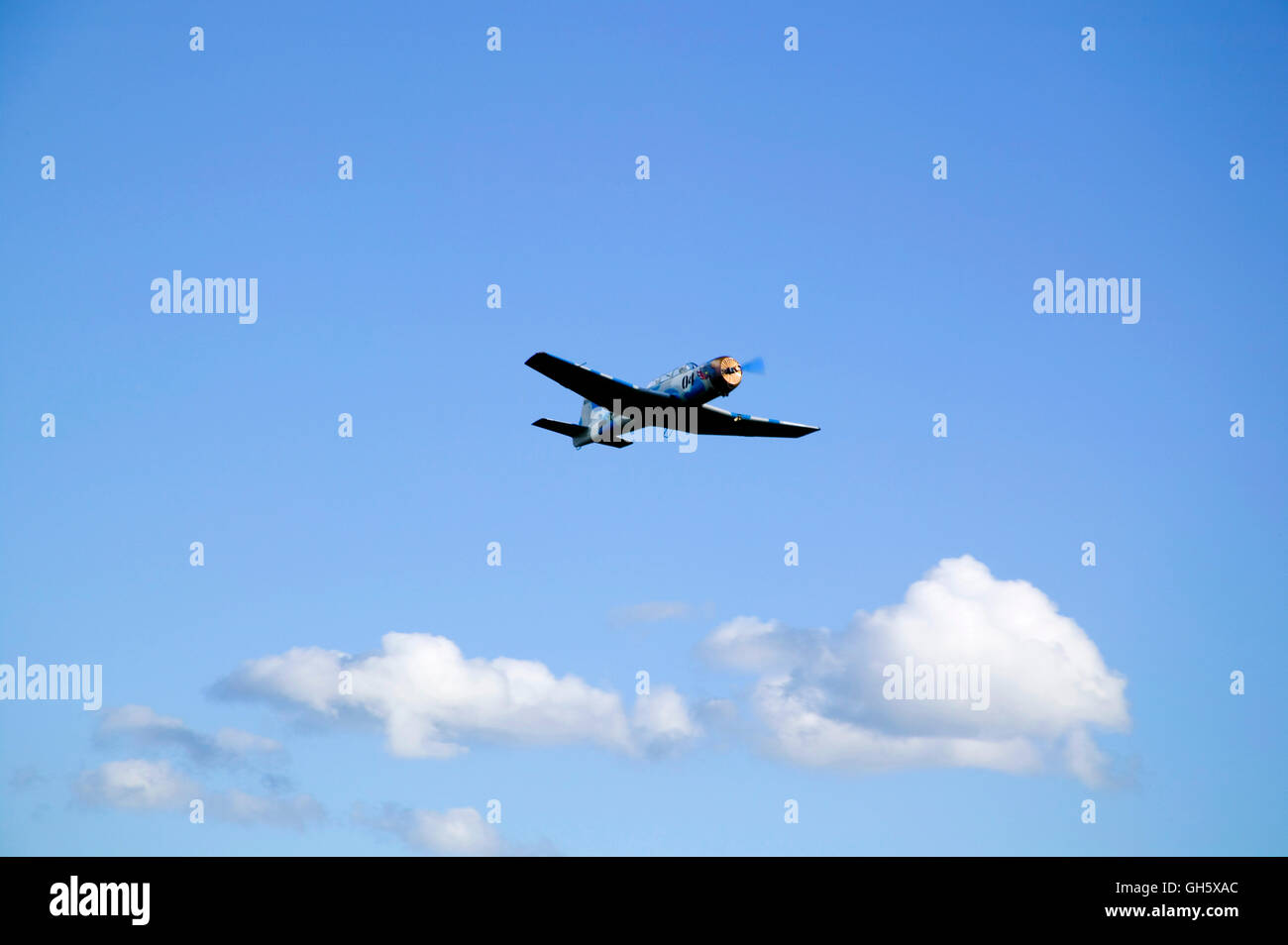 Nanchang CJ6A aircraft with distinctive colors and emblems Stock Photo ...