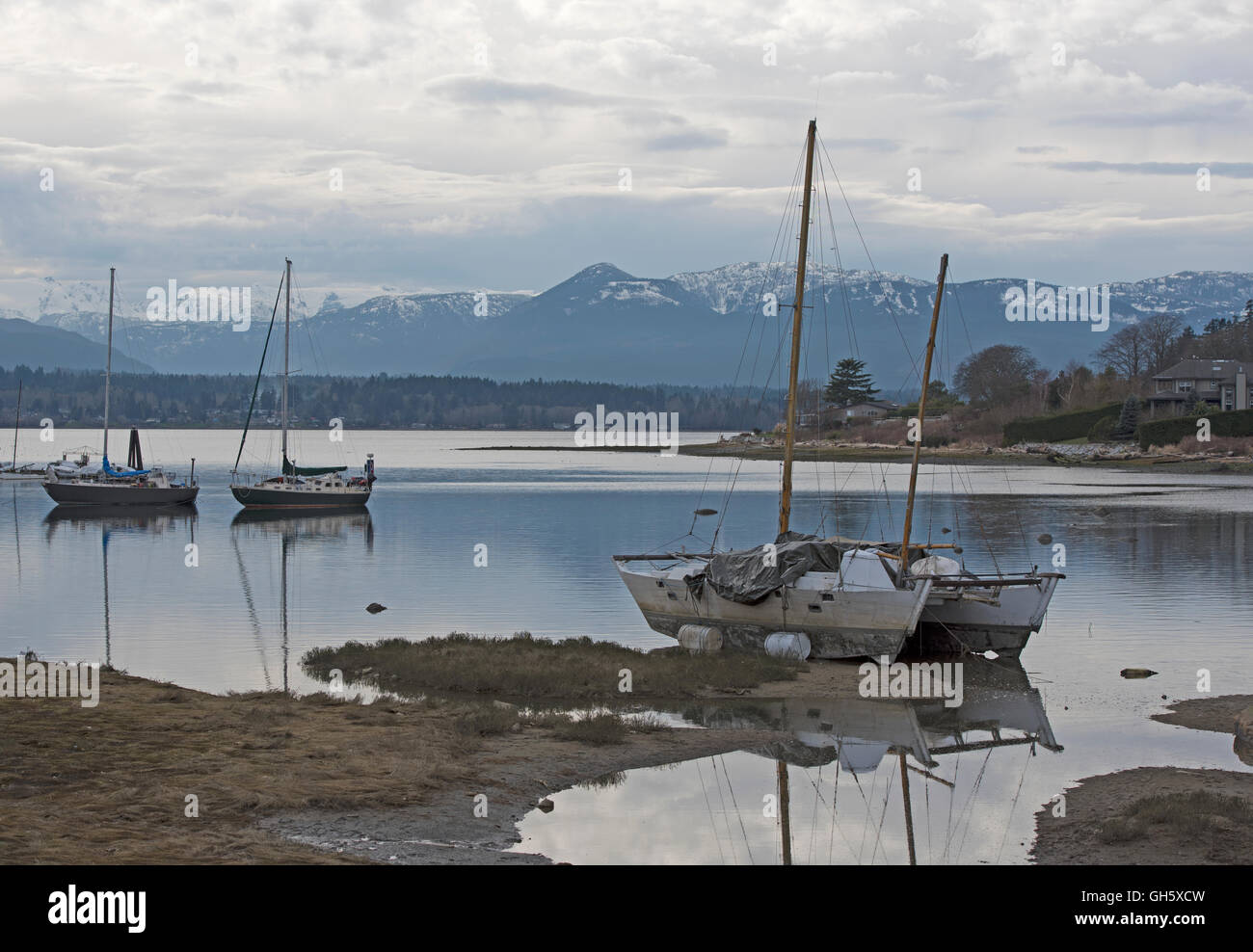 Comox Harbour, and Strathcona Provincial Park mountains. Vancouver ...